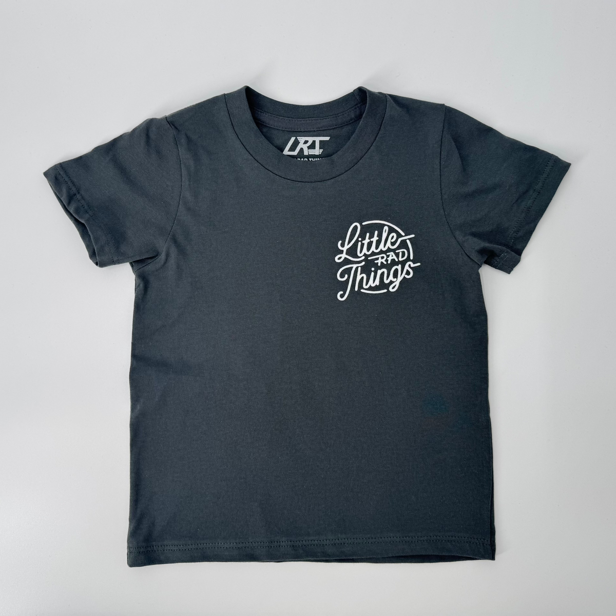 RAD CIRCLE LOGO TEE - SMOKE – LITTLE RAD THINGS
